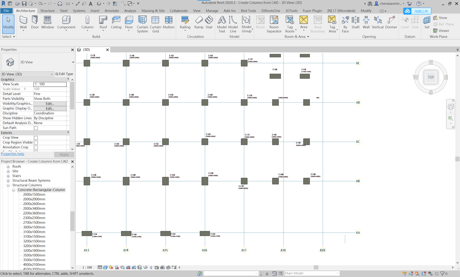 Create Columns from CAD – HKBIMer Create Columns from CAD – HKBIMer